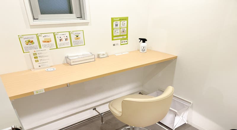 【秋葉原駅徒歩2分｜24時間営業｜2Cブース（2階）】カウンター席／高速Wi-Fi／電源・充電／テレワーク・作業・勉強・休憩等