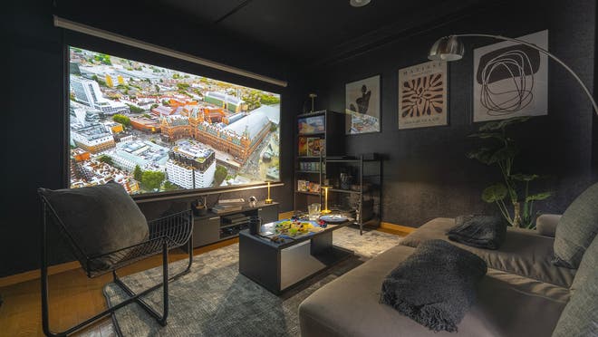 スペモ🎥柏駅徒歩4分🚶♀️まったりデート💝プライベートな映画鑑賞🎬️プロジェクター🎞️854_ CINEMA柏東口の写真1