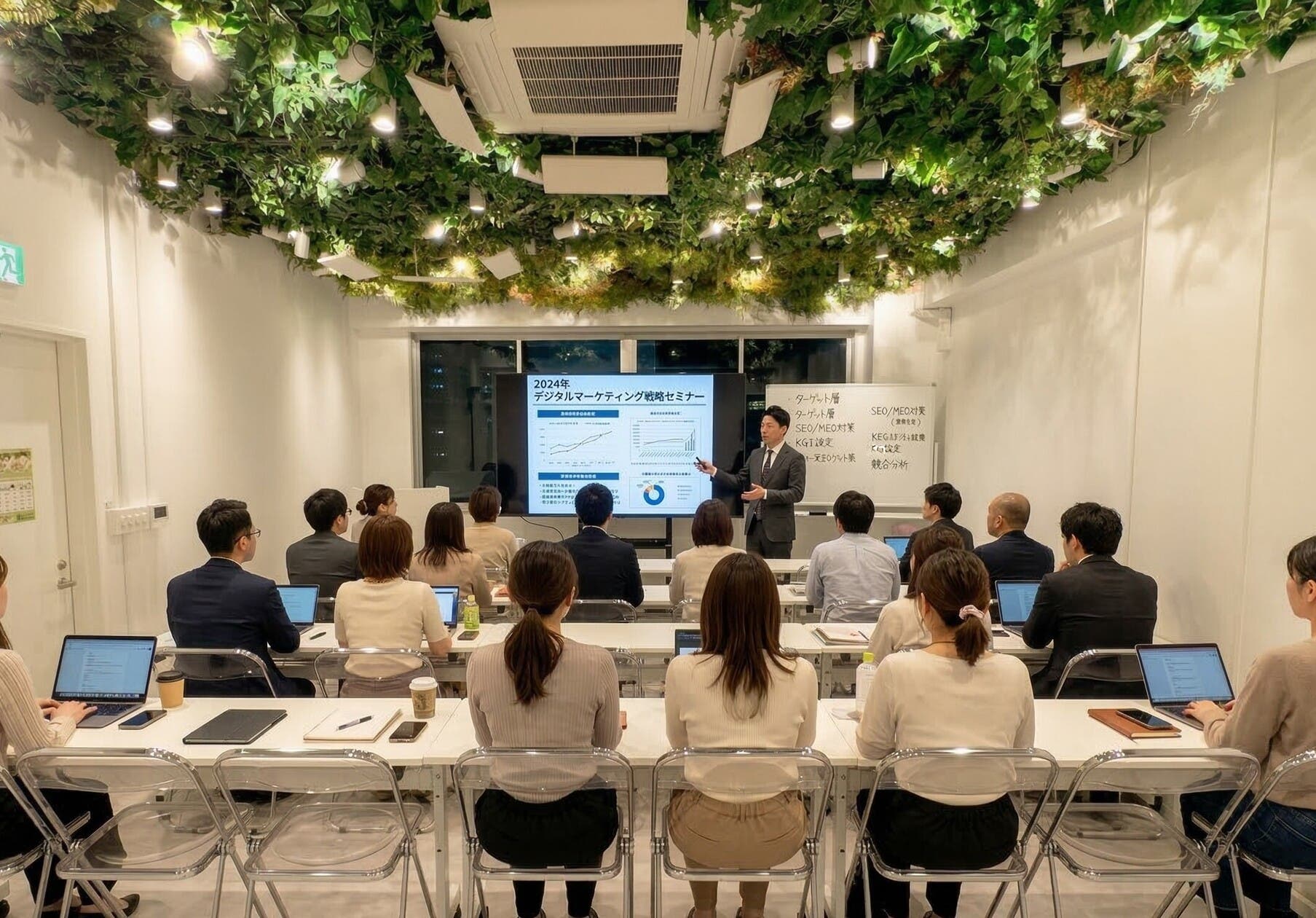 【東京駅徒歩3分・日本橋駅徒歩2分｜24h】30名席／会議室・研修・セミナー・説明会等／WiFi・モニター・ホワイトボード等完備の写真13