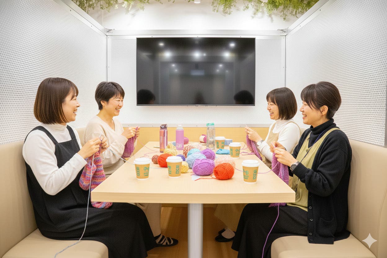 【新宿駅徒歩2分｜21Gブース】最大6名／高速Wi-Fi／55型モニター／会議・商談・面接・打ち合わせ・作業等の写真21