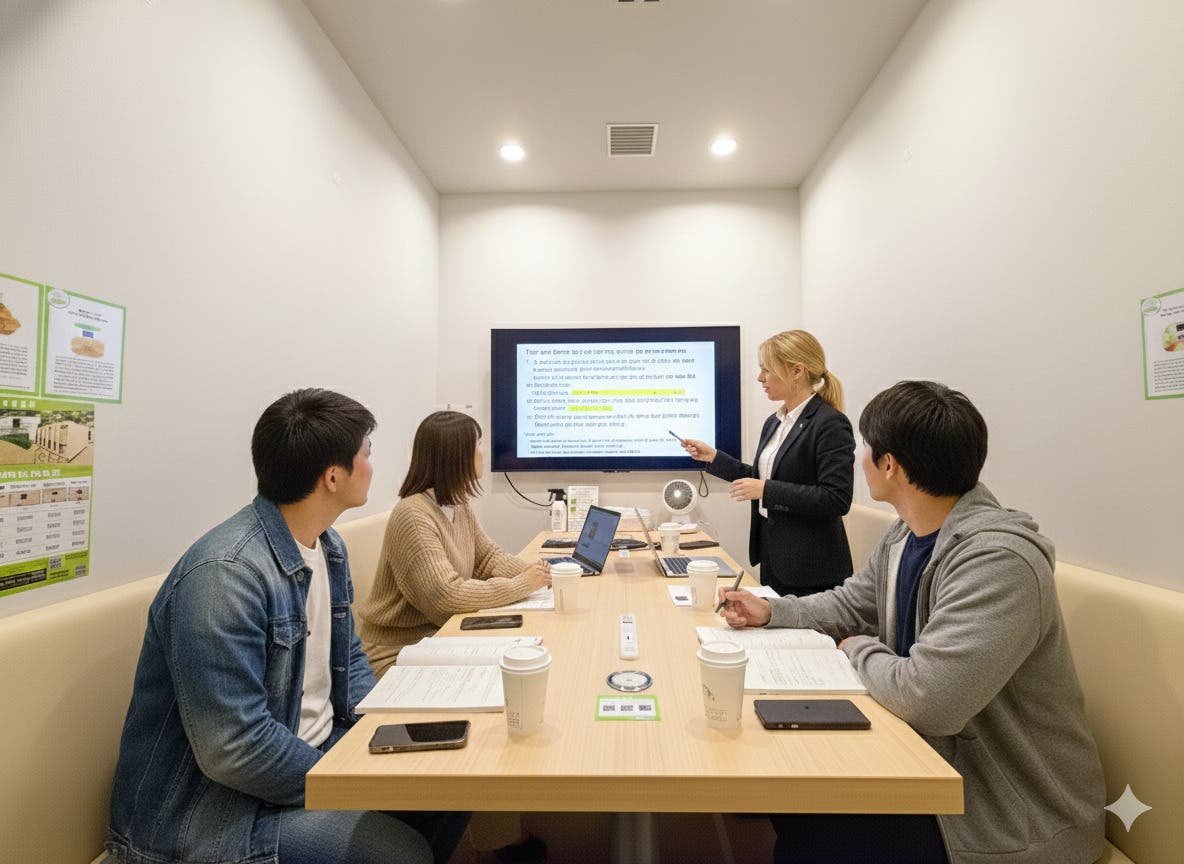 【新宿駅徒歩2分｜14PGブース】最大6名／防音完全個室／高速Wi-Fi／55型モニター／会議・商談・面接・打ち合わせ・作業等の写真21