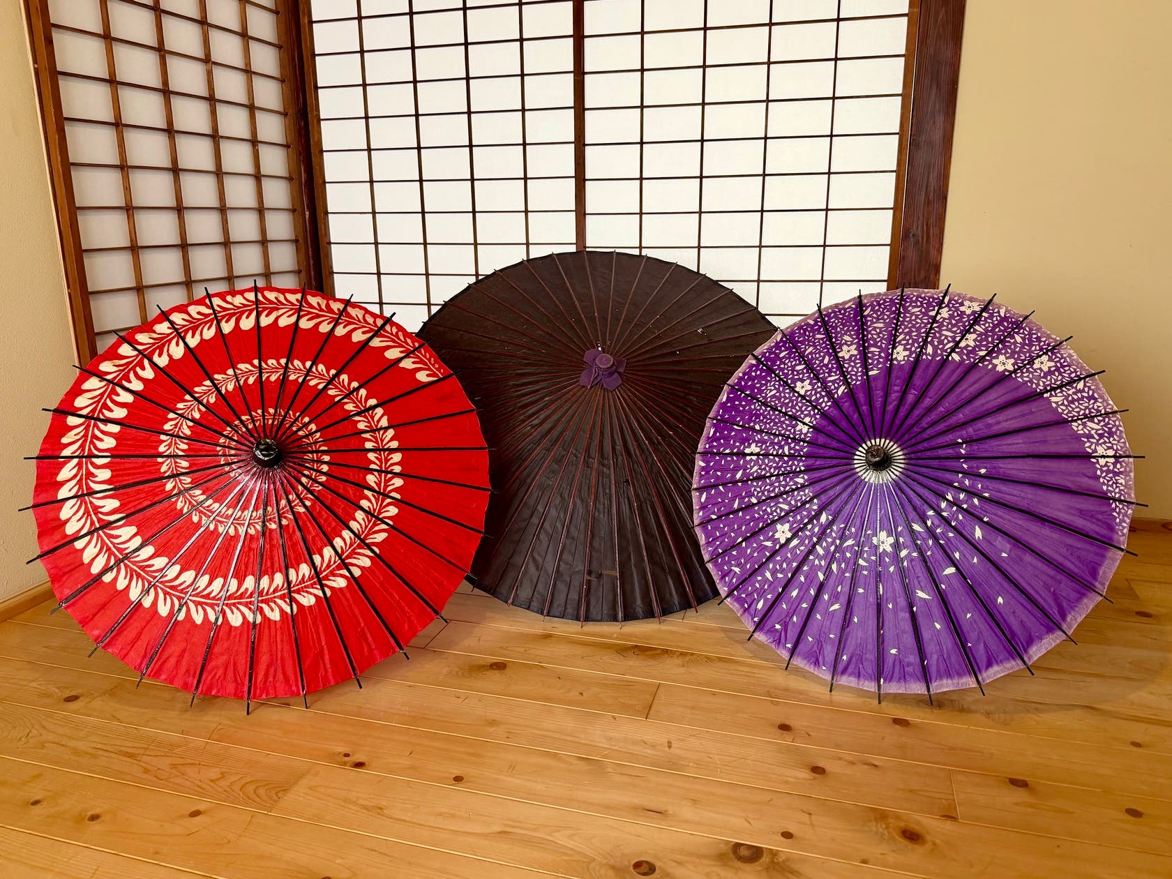 和傘３本セットレンタルの画像1
