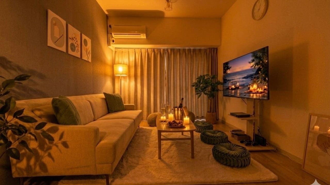 🧚【京都駅3分好立地】🚃のんびり☘️清潔💎ゴミ捨て無料🧹大人気ゲーム機🎮/女子会/ママ会/推し活✊映画鑑賞🎬️撮影の写真3