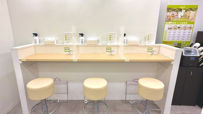 【武蔵小山駅徒歩1分|24時間営業|13Cブース】カウンター席/高速Wi-Fi/電源・充電/テレワーク・作業・勉強・休憩等の写真3