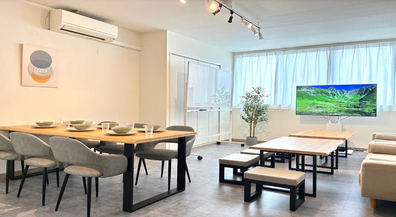 space.GO本厚木🏠本厚木駅４分🚃パーティー🎉ビジネス💻18名様まで利用可能🎊
