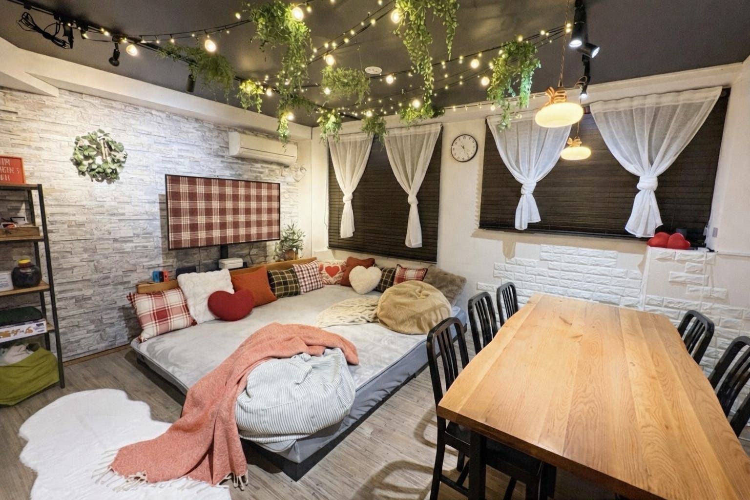 女子会パーティー✨花見🌸ゴロゴロデート・映画鑑賞・ママ会🧸ごろんが出来る部屋｜渋谷道玄坂の写真2