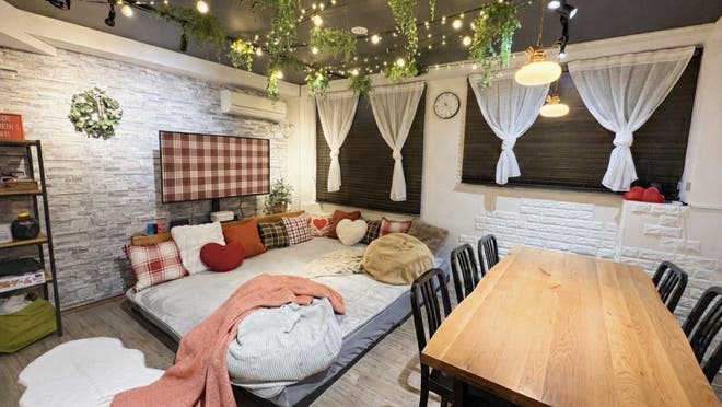 女子会パーティー✨花見🌸ゴロゴロデート・映画鑑賞・ママ会🧸ごろんが出来る部屋|渋谷道玄坂の写真2