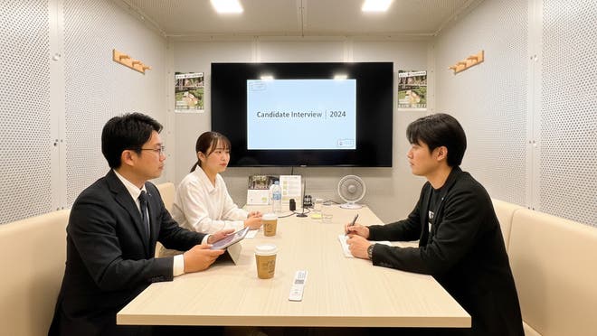 【飯田橋駅徒歩1分|24時間営業|14PGブース】最大6名/防音完全個室/高速Wi-Fi/55型モニタ/会議・商談・面接・作業等の写真23