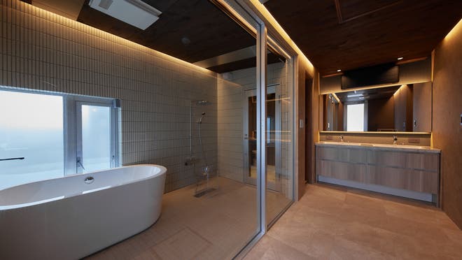 2026年米TIME誌「訪れるべき場所50」選出の伊勢神宮から45分。波打ち際、海抜22m断崖の絶景邸宅。2階建サウナ&プール。の写真12