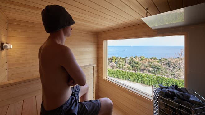 2026年米TIME誌「訪れるべき場所50」選出の伊勢神宮から45分。波打ち際、海抜22m断崖の絶景邸宅。2階建サウナ&プール。の写真20