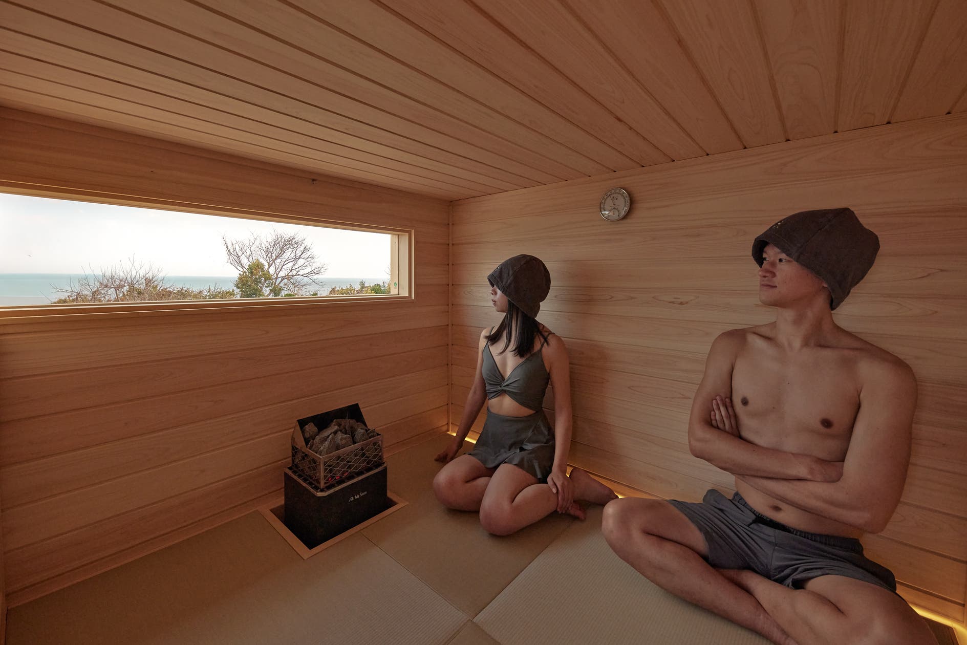 2026年米TIME誌「訪れるべき場所50」選出の伊勢神宮から45分。波打ち際、海抜22m断崖の絶景邸宅。2階建サウナ&プール。の写真21