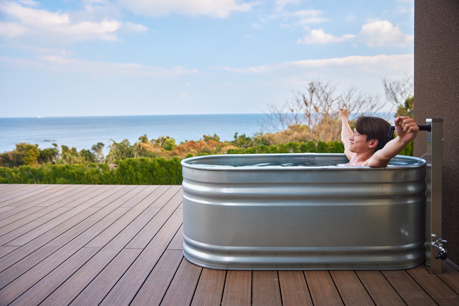 2026年米TIME誌「訪れるべき場所50」選出の伊勢神宮から45分。波打ち際、海抜22m断崖の絶景邸宅。2階建サウナ&プール。の写真22