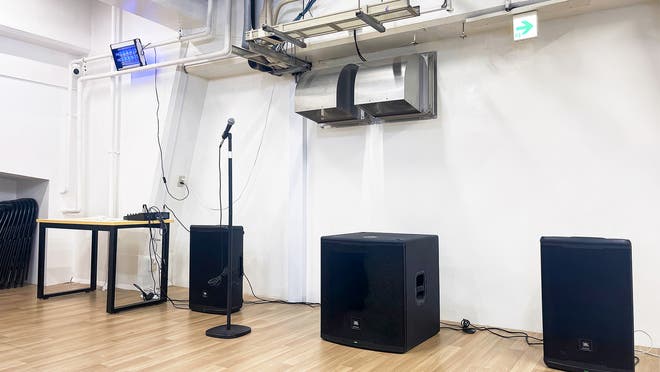 【B-グンカン・ベース】圧巻200㎡|高音質スピーカー×プロ用音響×マイク完備|大音量OK|配信・イベント・ダンス対応!の写真8