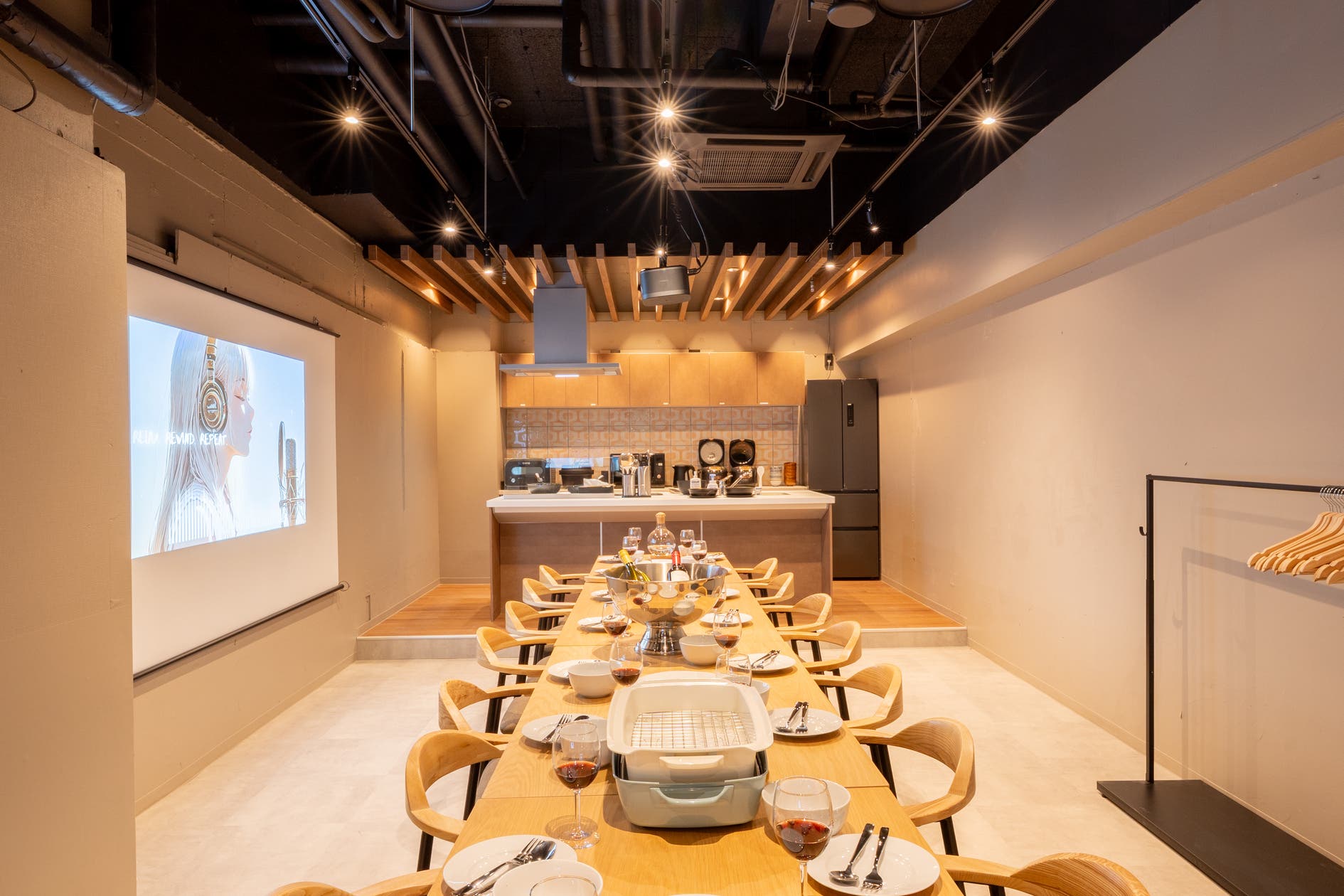 スペモ🥘すすきの駅5分✨広々キッチン🍳プロジェクター🎥パーティー🍷撮影🎥ママ会👶🏻725_KITCHEN札幌の写真3