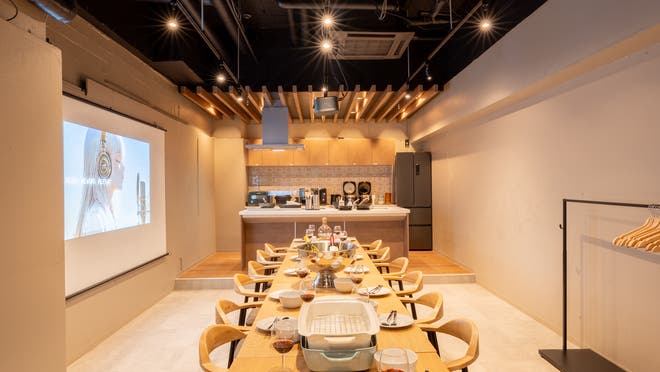 スペモ🥘すすきの駅5分✨広々キッチン🍳プロジェクター🎥パーティー🍷撮影🎥ママ会👶🏻725_KITCHEN札幌の写真3