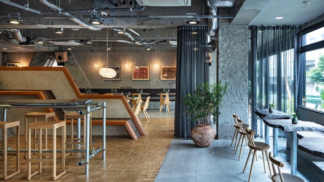 ・池尻大橋駅徒歩3分|自然光と素材感のあるバー・カフェ・レストランスペースの写真11