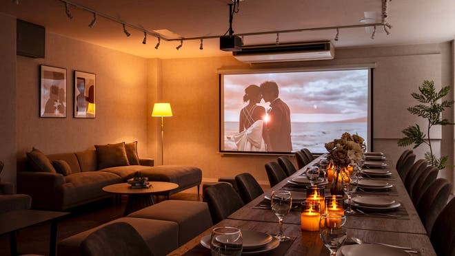 浜松町駅徒歩5分🚃最大34名着席🎉大型スクリーン&プロジェクター🎬映画・大人気ゲーム機🎮の写真6