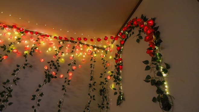 🌟【金山駅徒歩3分】💗ローズガーデンイルミネーション🌹✨声で点灯!誕生日・女子会・推し活・撮影に💖キッチン&夜景もの写真5