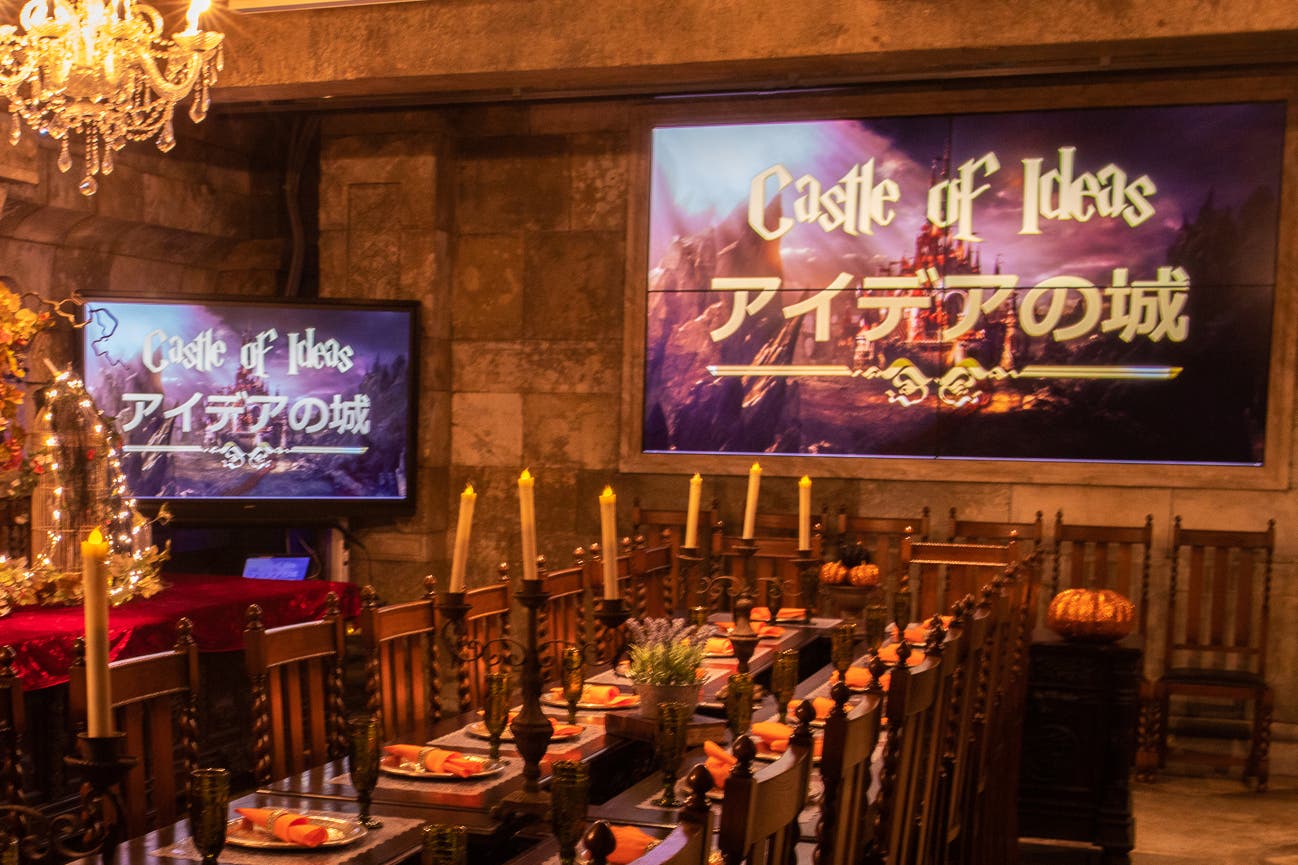 秋葉原1分｜準備現状回復不要｜120型モニタ・音響無料｜Wi-Fi｜セミナー・研修～懇親会まで可能｜最大50名【王宮の魔法学校】の写真24