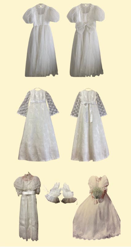 ヴィンテージウェディングドレスの画像1