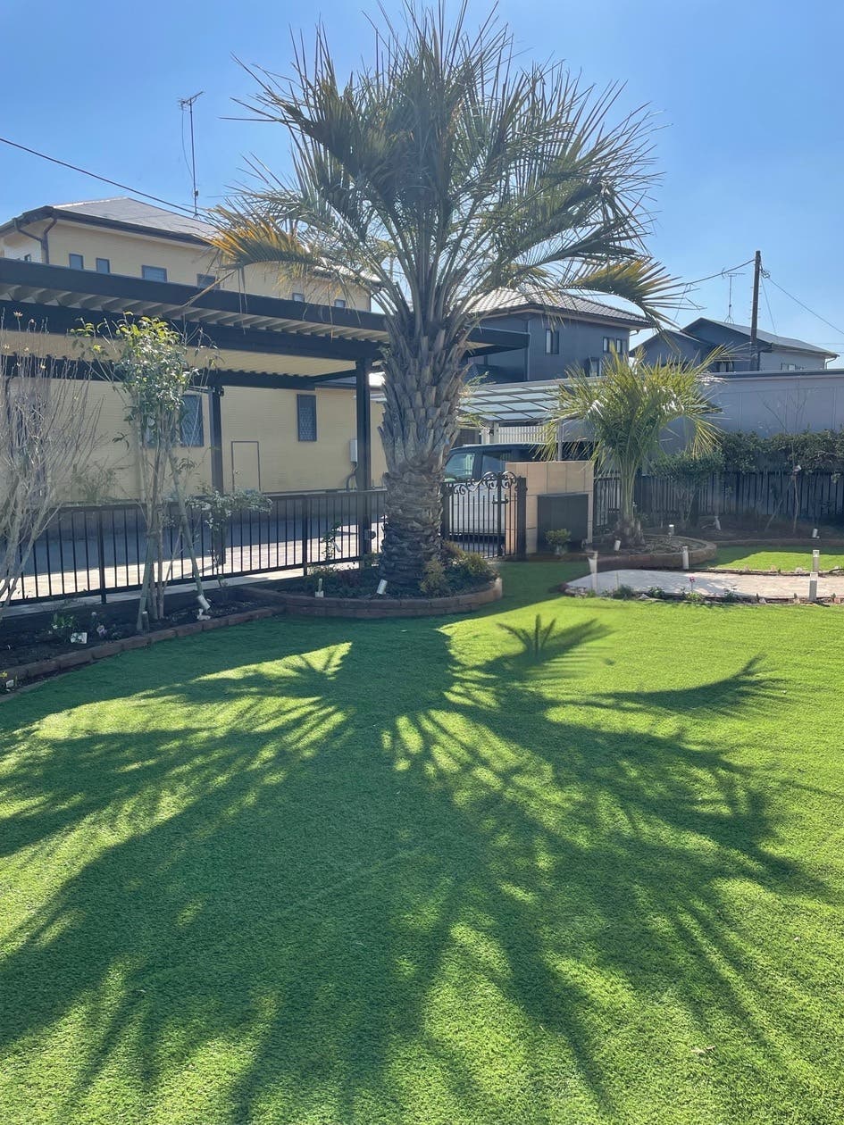 南国風ガーデン×和の坪庭｜ペットOKの撮影空間の写真2