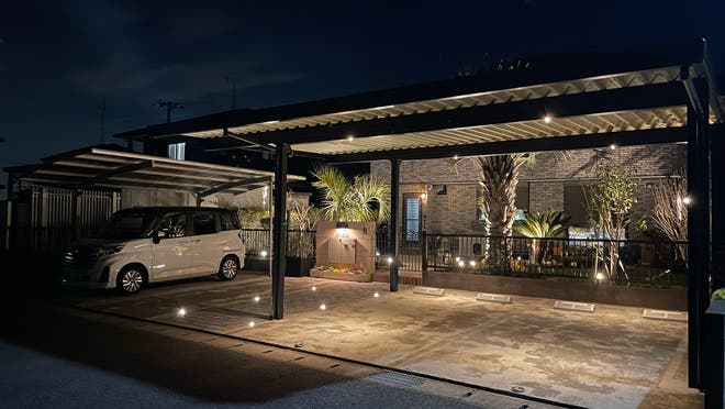 南国風ガーデン×和の坪庭|ペットOKの撮影空間の写真5