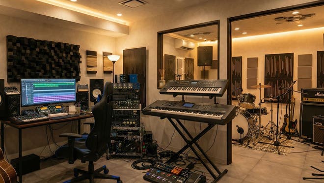 中野島から徒歩3分の音楽スタジオの写真1