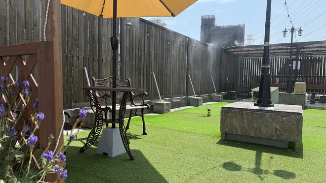 八丁畷駅徒歩1分でBBQ🍖ベストシーズン到来👍大満足6時間プランが人気💯ミスト&扇風機で快適👌春休み&GW予約受付中‼️の写真1