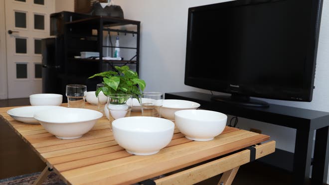 駅から徒歩2分で室内キャンプの写真9