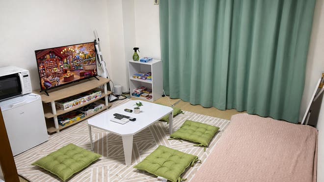 和室🇯🇵京橋駅徒歩3分|高速Wi-Fi完備📶|🎲ボードゲーム充実|🍳BRUNO&卓上IHあり|🎬映画見放題スペースの写真1