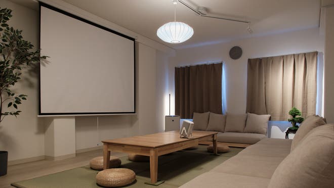 盆栽と掛け軸が迎える畳×ソファの和空間|市ヶ谷5分|最大24名・パーティー/撮影/会議の写真5