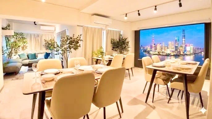 浜松町駅徒歩5分程🚶‍♂️100㌅大画面スクリーン◎プロジェクター有🎥交流会・懇親会✨女子会・推し活・歓迎会🌟撮影・会議◎の写真1