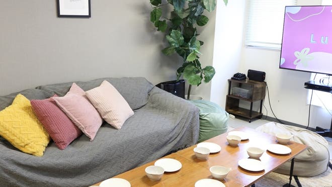 📺55型4Kテレビ+Blu-rayプレーヤー 🚶渋谷駅徒歩3分🚶女子会/ママ友会/撮影/の写真5