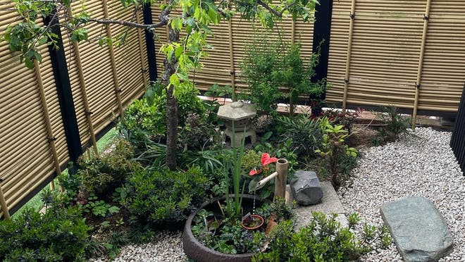 南国風ガーデン×和の坪庭|ペットOKの撮影空間の写真19