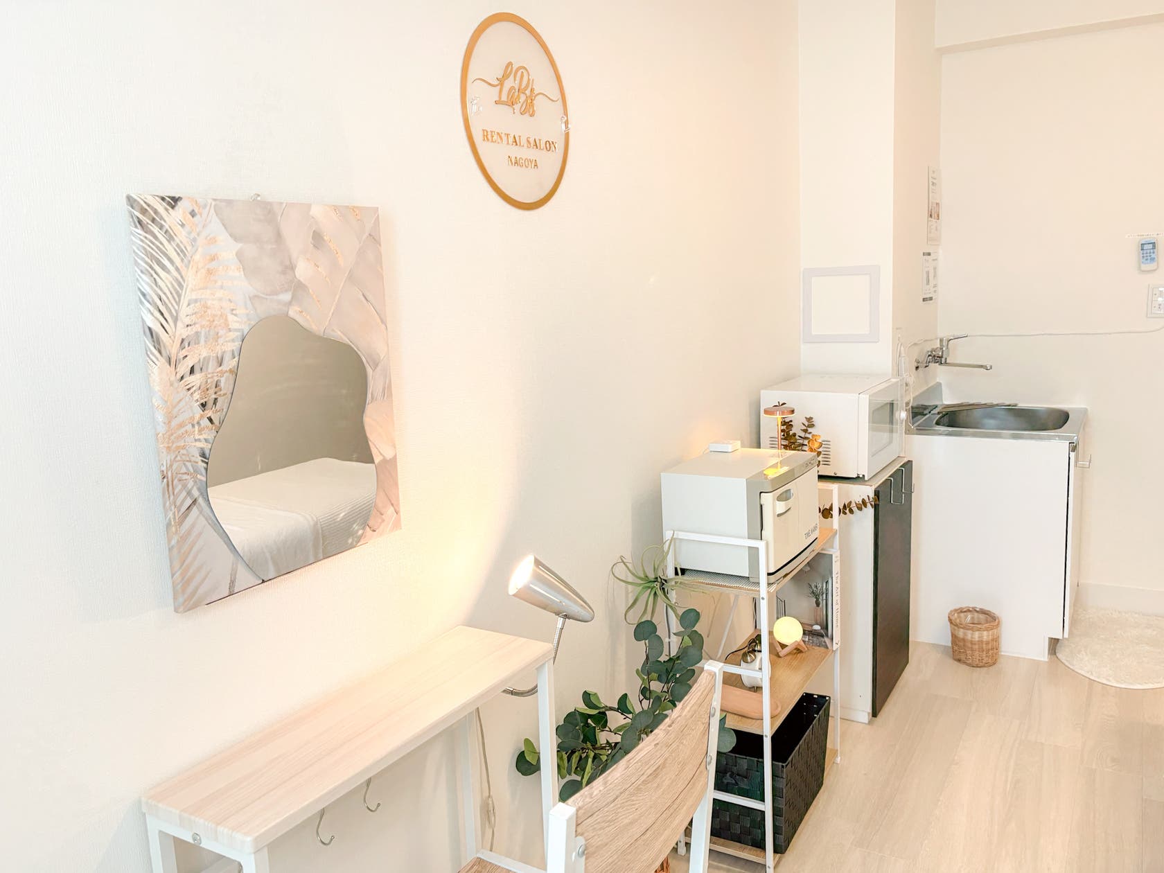【名古屋駅５分】2026年4月OPEN｜韓国風ホワイト空間＋グリーンが映える完全個室レンタルサロン｜🛜の写真28