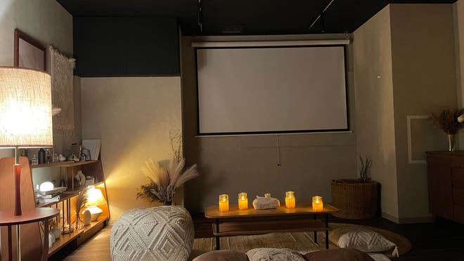 スペモ🥀デート💗プロジェクター🎥記念日🥂女子会💎映画鑑賞🎬️パーティ🥂MV撮影📸835_Atelier京都五条の写真5