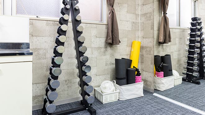 オープン記念990円【松屋町駅2分長堀駅10分】長堀最安値当日予約可能個室レンタルフィットネスジム!パーソナル、ピラティス可能!の写真6