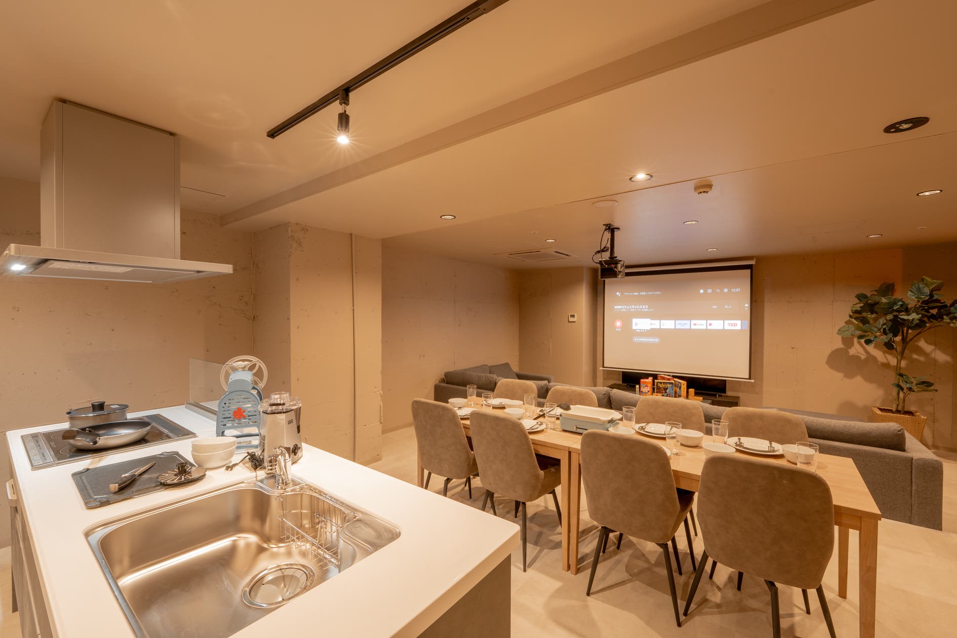 スペモ💫すすきの駅徒歩5分✨広々キッチン付き🍳プロジェクター🎥パーティー🍷撮影🎥719_SpemoLIVING札幌の写真4