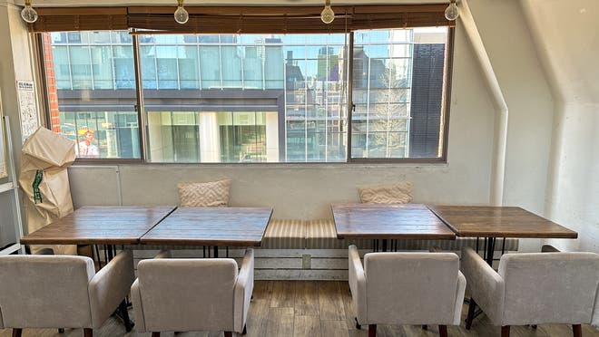 4月選べる無料♡【ローストビーフ500g🥩 or 生ビール5ℓ樽🍺】テラス付きカフェスペース・BBQ可🍖原宿の超好立地♡の写真9