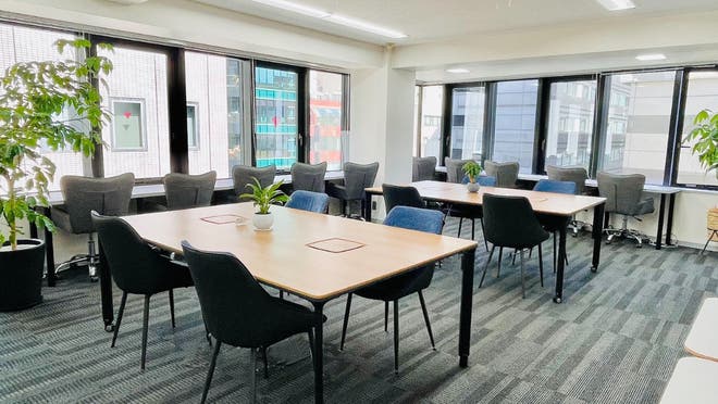 銀座駅徒歩2分/着席最大21名/セミナー・社内会議・研修/ネスプレッソ(コーヒー)参加者全員一杯サービス/安心のスタッフ有人の写真1