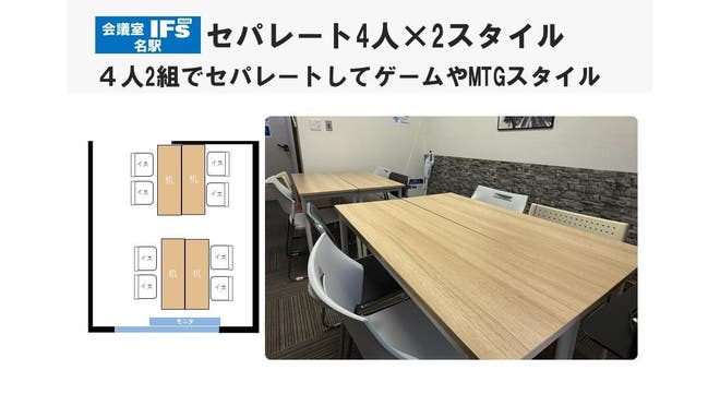 【4月24日引継Open!】✨名古屋駅2分!✨商談・セミナー・会議👩🏫✨ボドゲ🃏♪の写真4