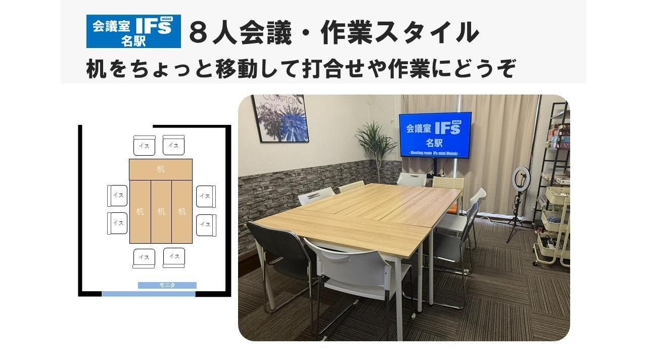 【４月２４日引継Open！】✨名古屋駅2分！✨商談・セミナー・会議👩‍🏫✨ボドゲ🃏♪の写真7