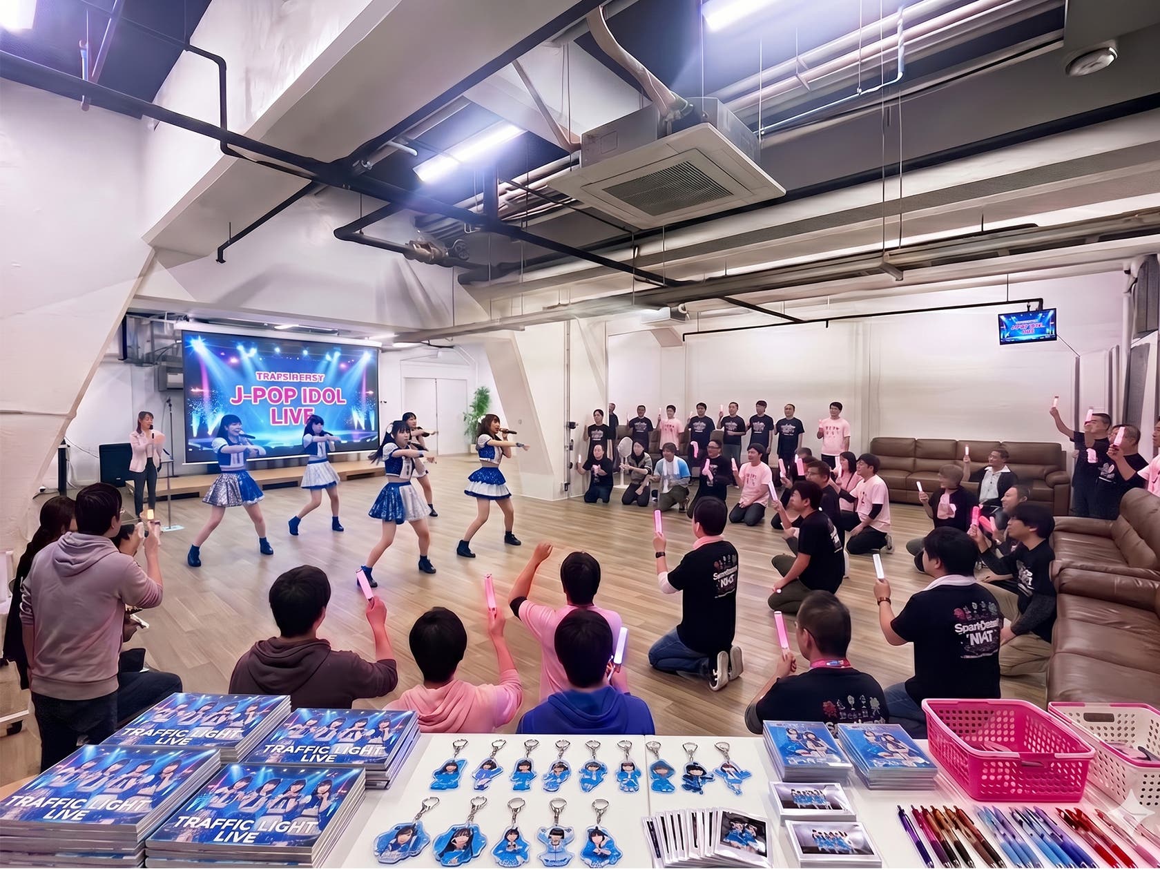 グンカン・ベース｜200㎡大型スタジオ｜卓球練習・レッスン・イベント｜音質スピーカー・プロ用音響・マイク完備｜大音量OKの写真23