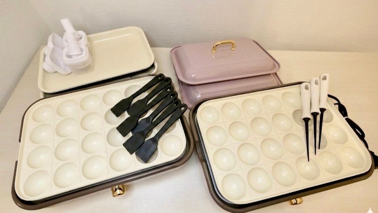 たこ焼き器/ホットプレート🐙　※2台利用の場合は×2台ご選択の画像1