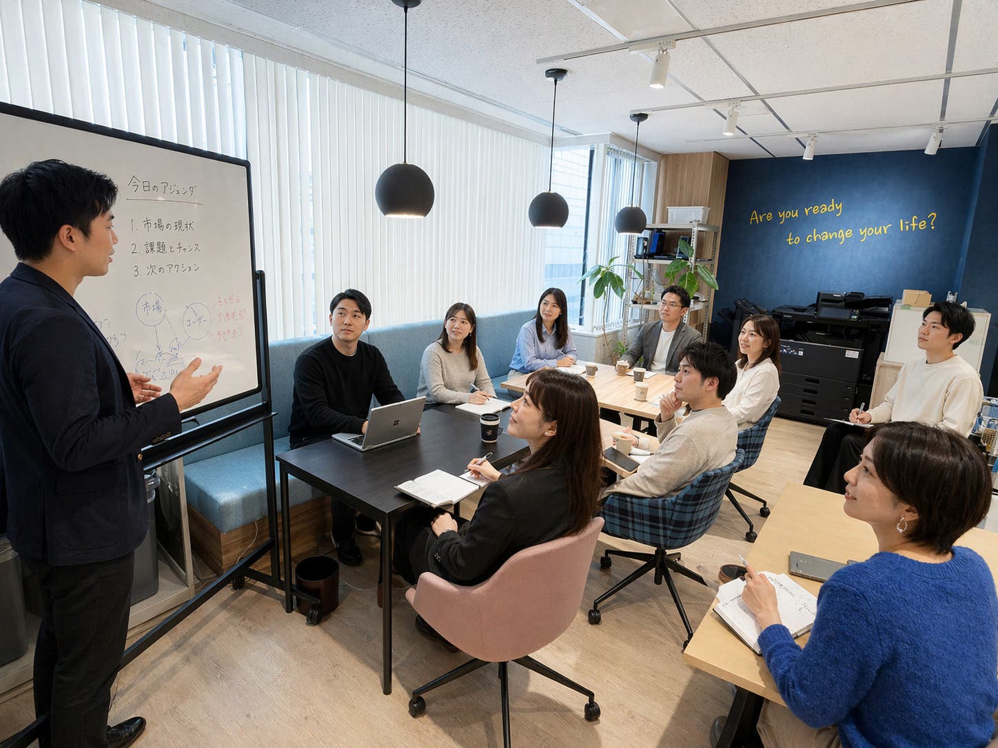 【西新宿五丁目駅 徒歩5分】BIZ交流会/セミナー◎バーカウンター/キッチン付き35名イベントスペース(カフェテリア)の写真2