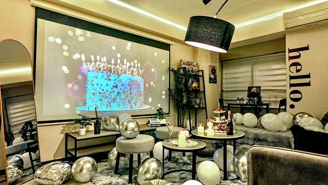 🤍オトナの隠れ家🥂本気デート/誕生日祝い🎂女子会で選ばれる映えスポット🍷大迫力100㌅鑑賞会&Switch📽️の写真5