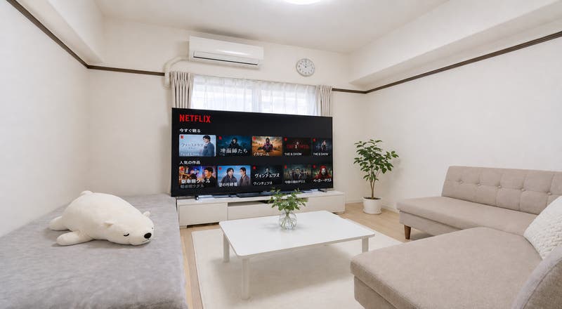 【バニティー天王寺駅前】駅直進2分♪地デジ視聴可能📺大型テレビ📺スポーツ観戦⚽🏀⚾21時以降の利用は2人迄★