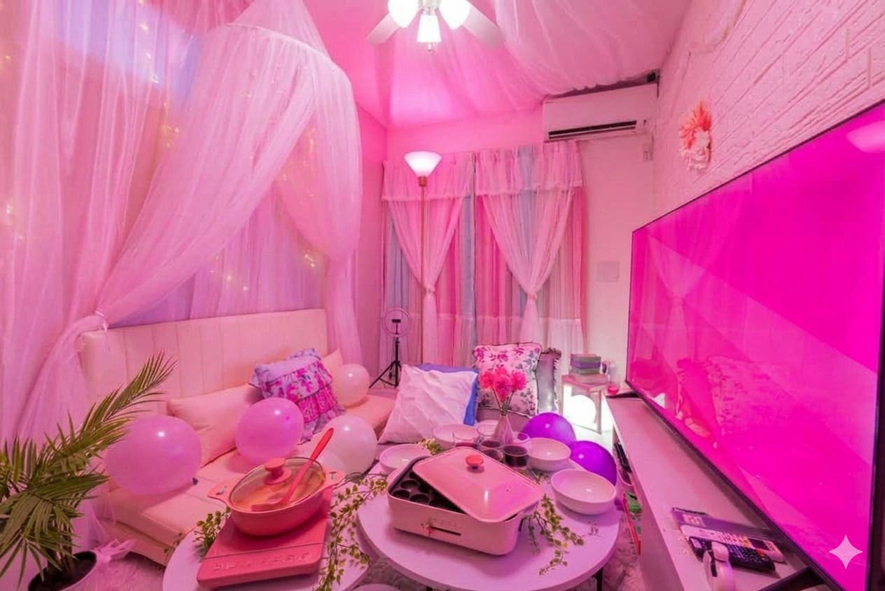 4周年感謝セール🎉プリンセス気分✨天蓋✨30色ネオン空間✨女子会🍷デート💖撮影📷推し活💖神サイズTV📺セブン１分の写真3