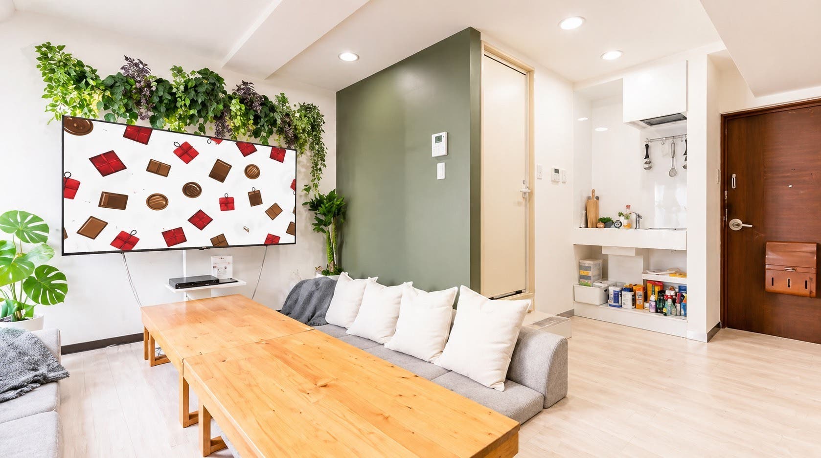 渋谷駅徒歩5分程🚶‍♀️女子会・推し活・誕生日会・映画鑑賞✨65型TV地上波◎ゲーム🎮歓送迎会🌟YouTube撮影📸の写真1