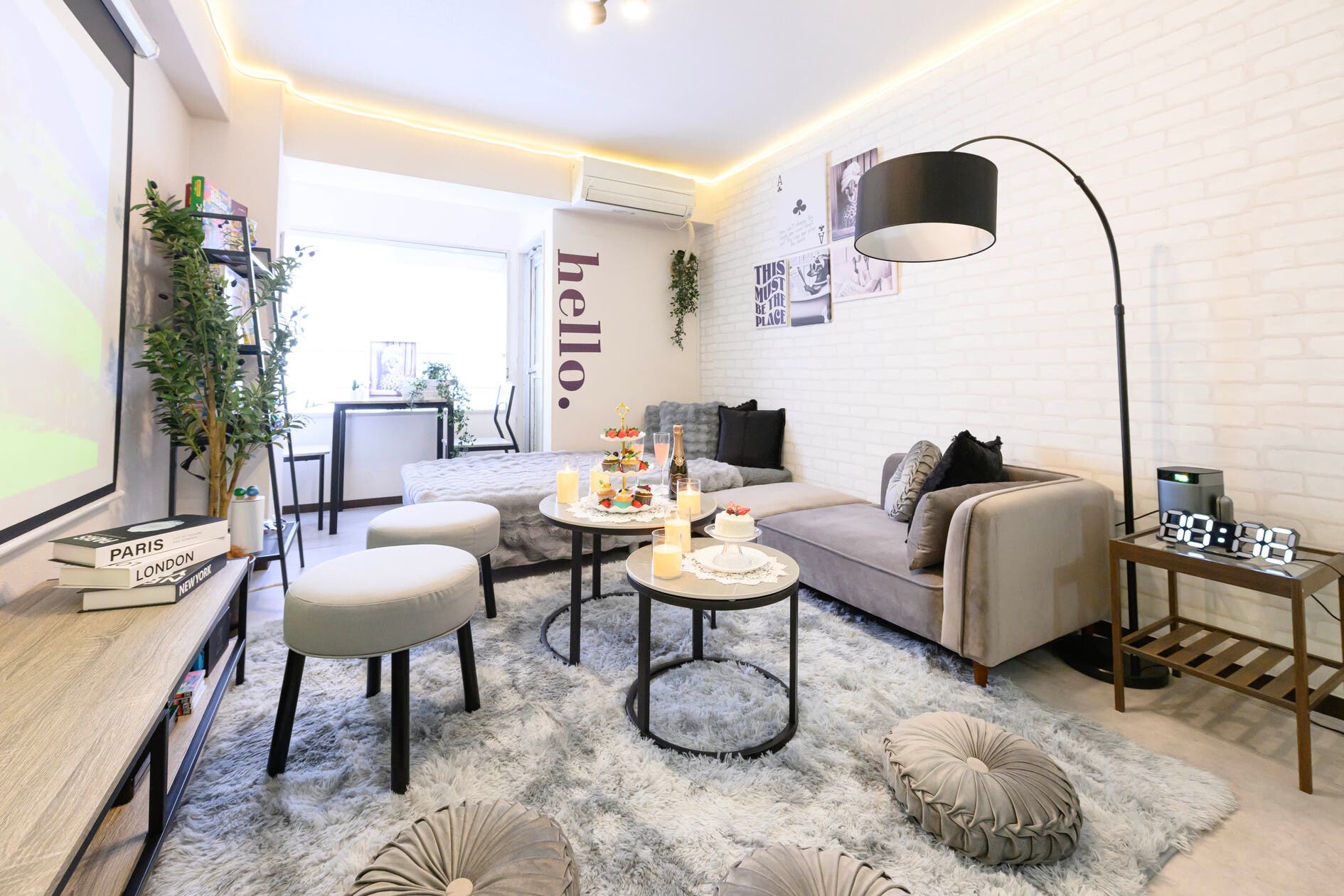 🤍オトナの隠れ家🥂本気デート／誕生日祝い🎂女子会で選ばれる映えスポット🍷大迫力100㌅鑑賞会＆Switch📽️の写真3